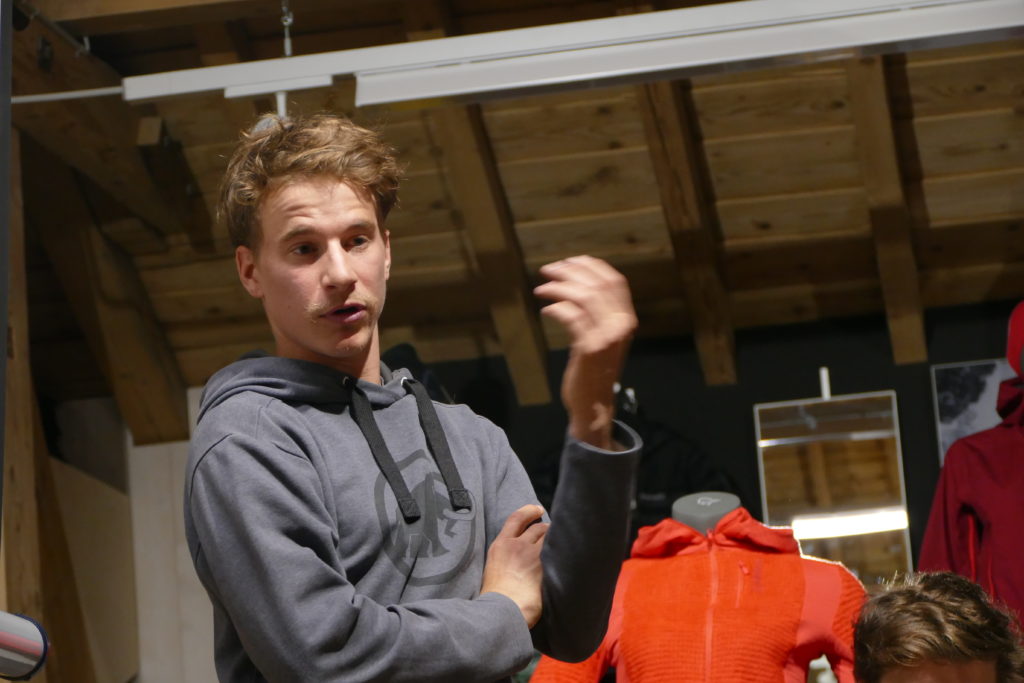 Images de la soirée film avec Jeremy Heitz - VERTICAL PASSION ski-trek ...